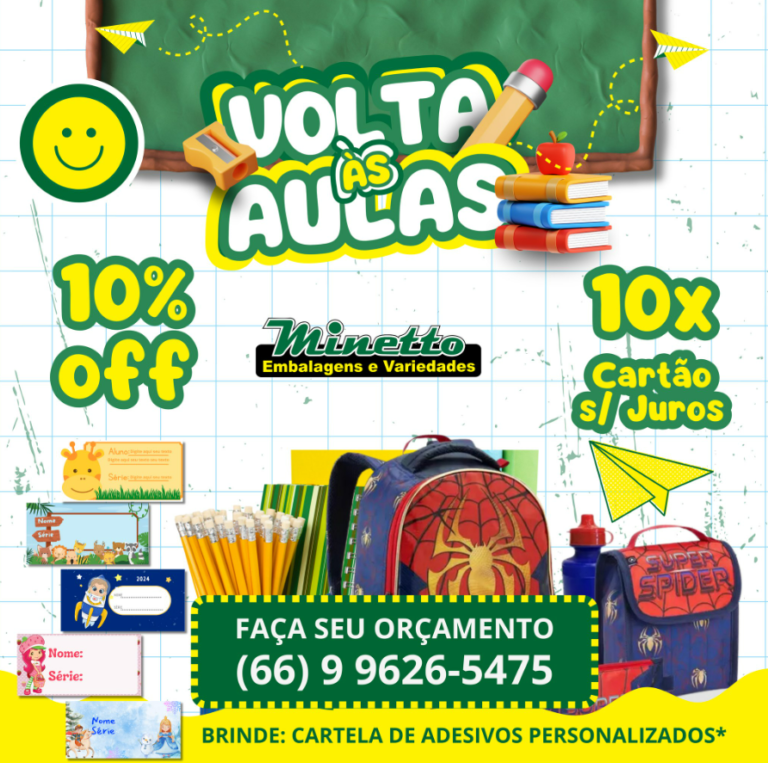 A Minetto Embalagens está com promoções e novidades incríveis para essa ...